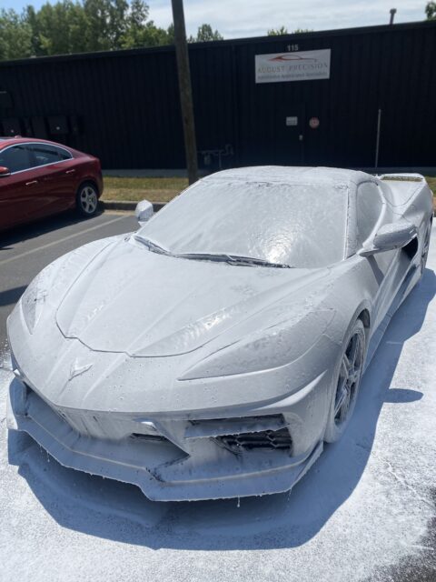 Premier Wash of a 2021 Chevrolet Corvette ~ August Precision